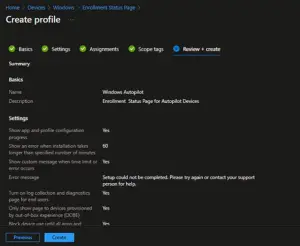 How to Configure Enrollment Status Page (ESP) in Microsoft Intune ...