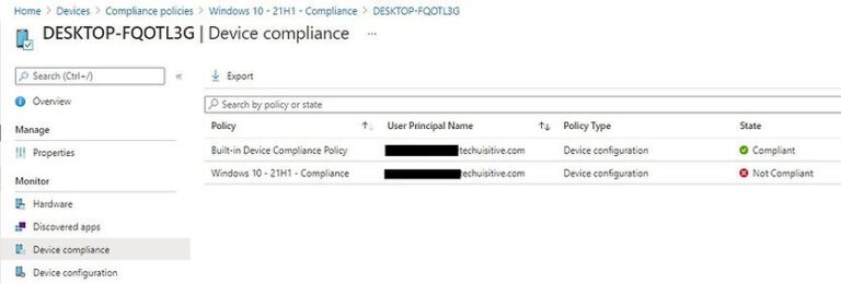 Check OS Version Compliance with Device Compliance Policy & Notify User ...