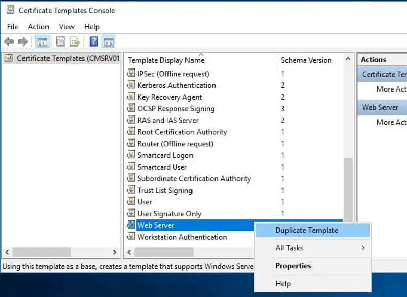 Sccm Cmg Setup Guide Part 2 Issue Enroll And Export Server Authentication Certificate 