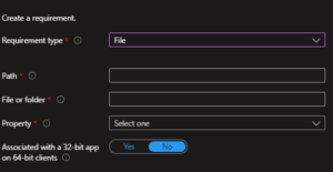 Understanding Win32 App Requirements Rule in Microsoft Intune ...