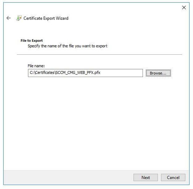 Sccm Cmg Setup Guide Part 2 Issue Enroll And Export Server Authentication Certificate 