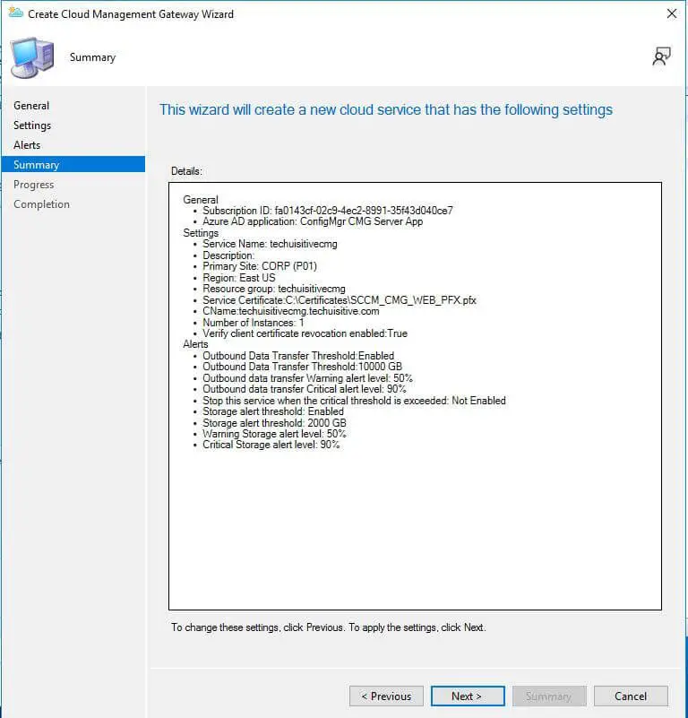 Sccm Cmg Setup Guide Part 5 Setup Cloud Management Gateway Techuisitive