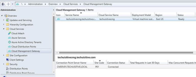 SCCM CMG Setup Guide – Part 5 | Setup Cloud Management Gateway - Techuisitive