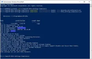 Manage BIOS Settings with HP CMSL - Techuisitive