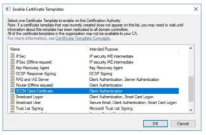 Issue & Auto enroll Client Authentication Certificate for SCCM Clients - Techuisitive