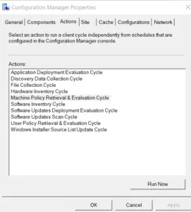 How to Initiate SCCM client agent actions using PowerShell - Techuisitive