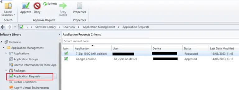 How to Configure and Approve User Application Requests in SCCM - Techuisitive
