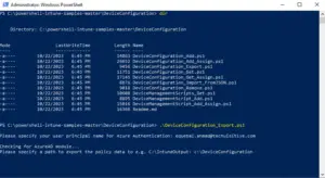 How to Export Device Configuration Profiles in Intune - Techuisitive