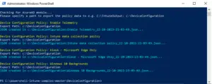 How to Export Device Configuration Profiles in Intune - Techuisitive