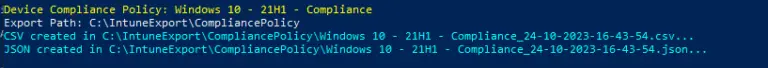 Export and Import Device Compliance Policies in Intune - Techuisitive