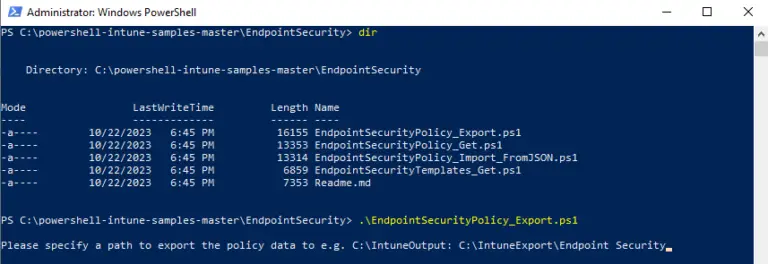 How To Export Endpoint Security Policies In Intune Techuisitive