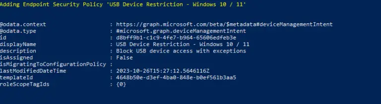 How to Export Endpoint Security Policies in Intune - Techuisitive