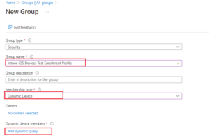 Dynamic Group Based on Enrollment Profile in Intune - Techuisitive