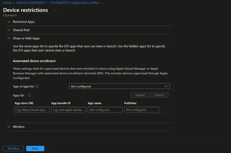 How To Show Or Hide Native Apps On Ios Via Intune Techuisitive
