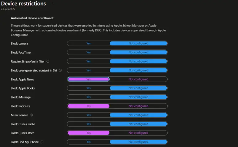 How to Block Built-in Apps on iOS Using Intune - Techuisitive