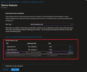How to Restrict Website Access Using Web Content Filter | Intune ...