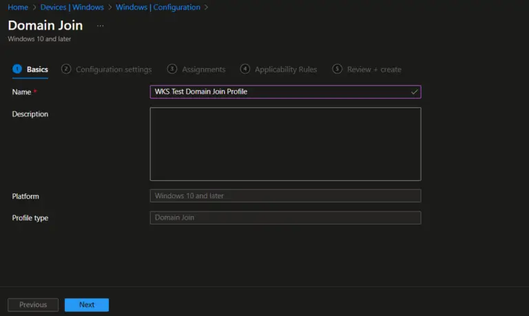Create an offline domain join configuration profile in Intune ...