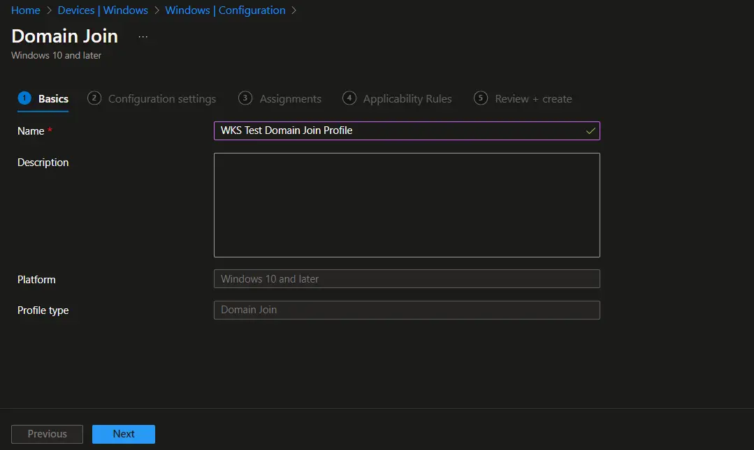 Create an offline domain join configuration profile in Intune - Techuisitive