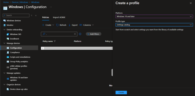 Set Windows 11 Time Zone with Intune Device Configuration Profile ...