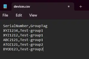Bulk Update Autopilot Group Tag Using PowerShell - Techuisitive