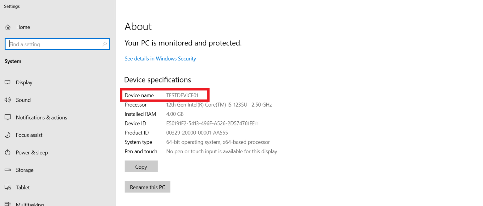How to Rename Device from Intune - Techuisitive