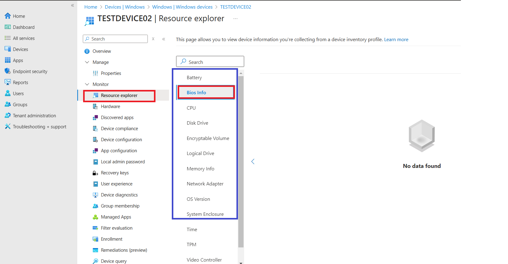 Collect Device Inventory Using Intune Properties Catalog - Techuisitive