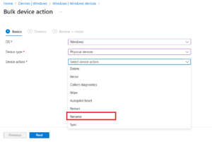 How to Bulk Rename Windows Devices from Intune - Techuisitive