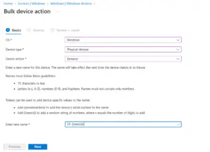 How to Bulk Rename Windows Devices from Intune - Techuisitive