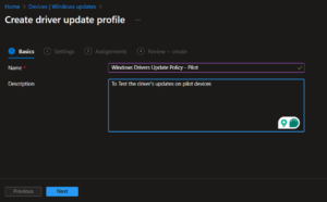 Manage Windows Drivers Update with Intune - Techuisitive