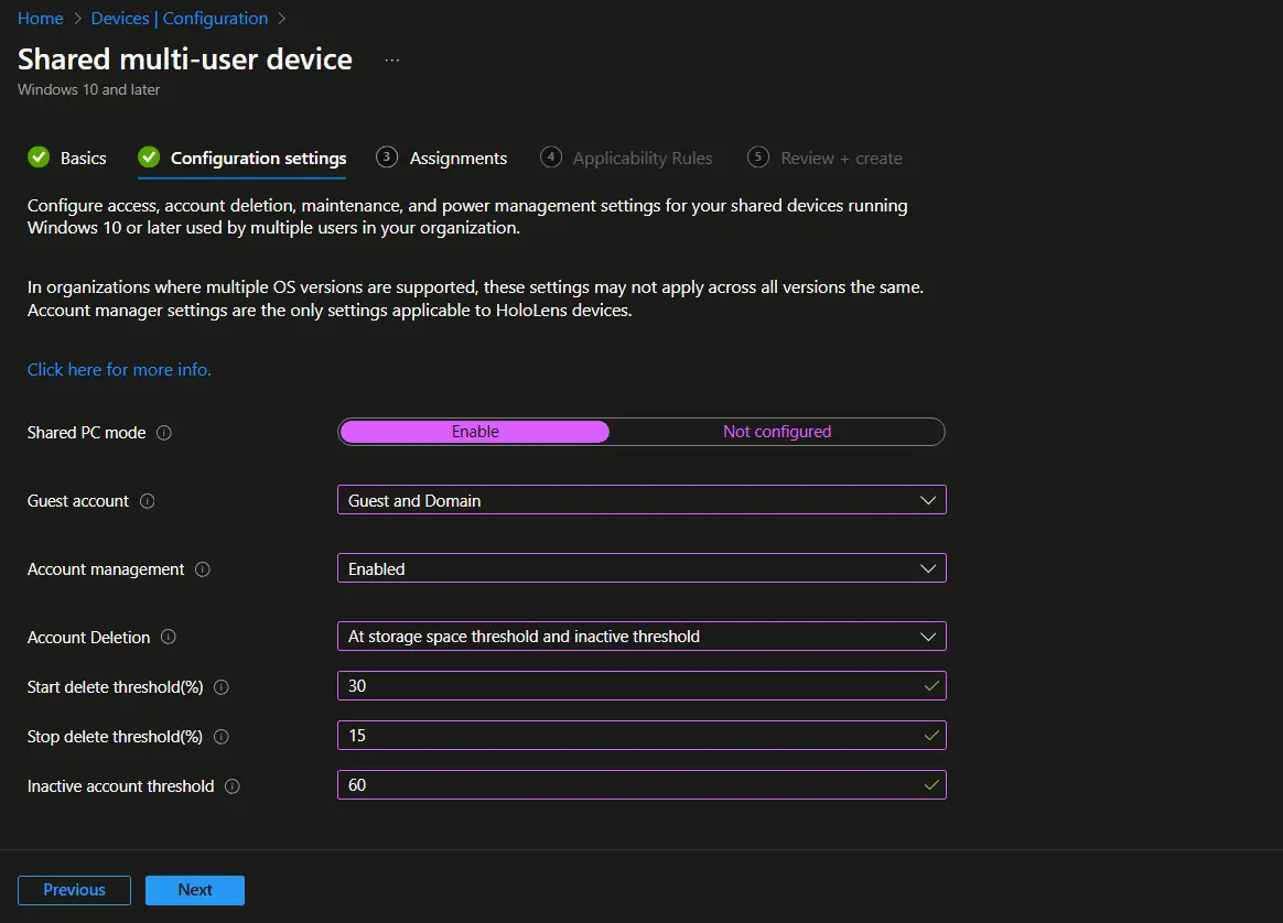 How to Configure Intune Shared Multi User Device - Techuisitive