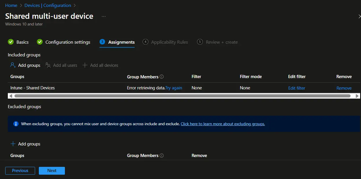 How to Configure Intune Shared Multi User Device - Techuisitive
