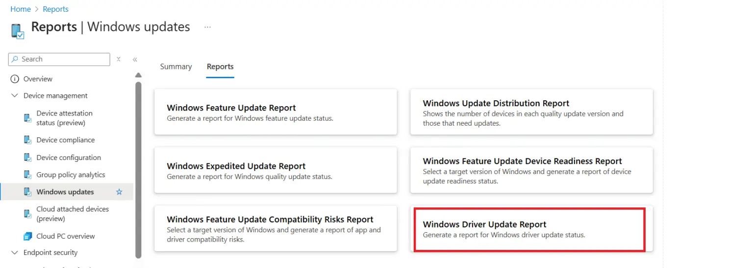 Manage Windows Drivers Update with Intune - Techuisitive