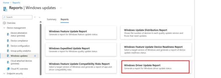 Manage Windows Drivers Update with Intune - Techuisitive
